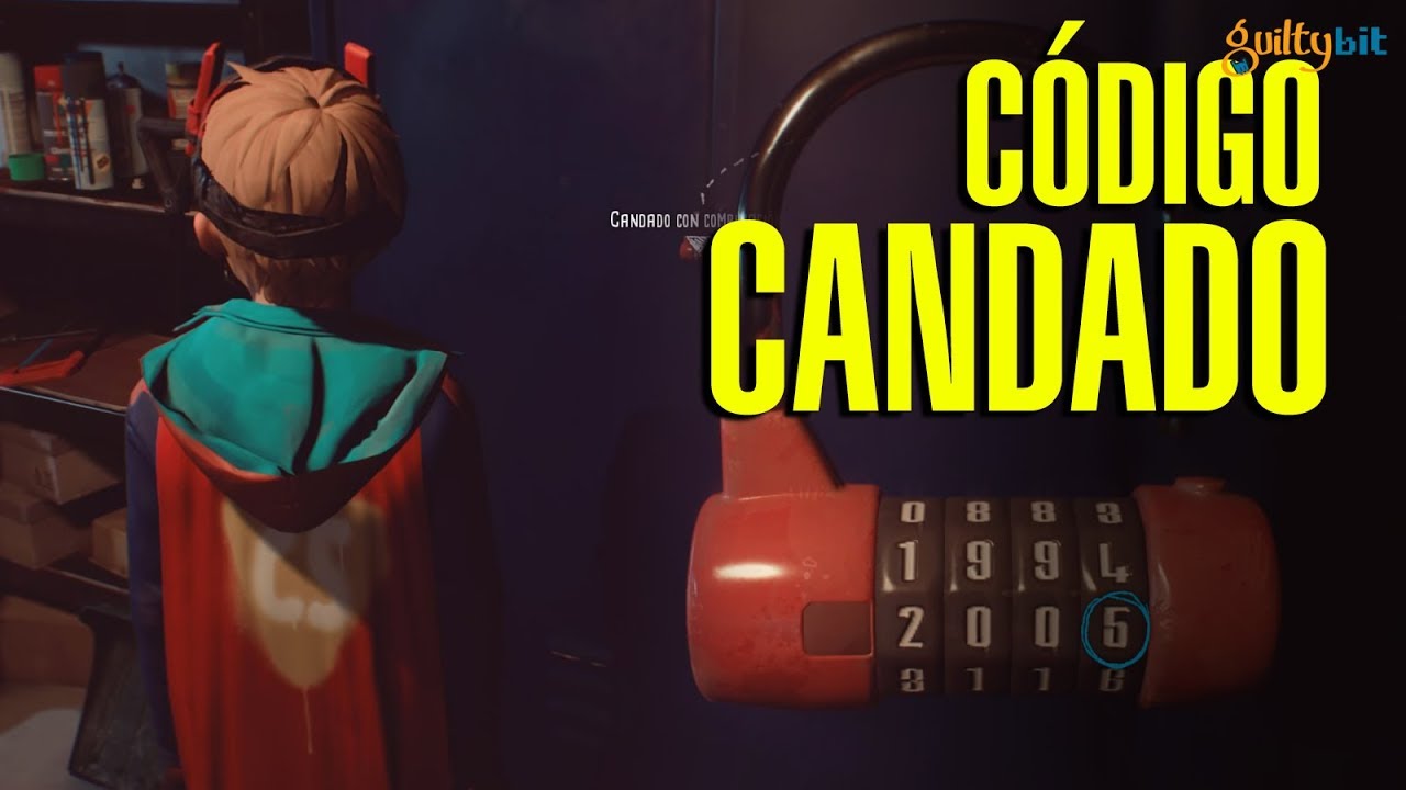 Captain Spirit - Desbloquear código combinación candado - YouTube