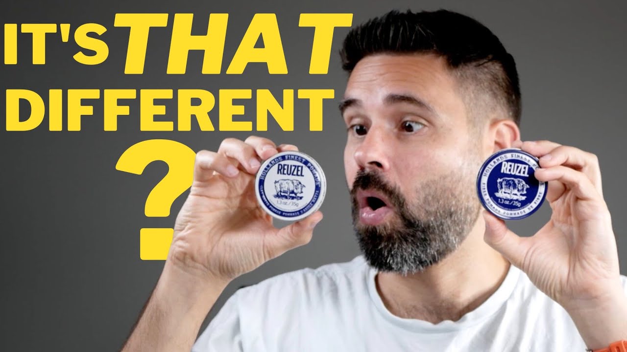 Wow, the Difference is Huge: Reuzel Matte Clay VS Fiber - YouTube