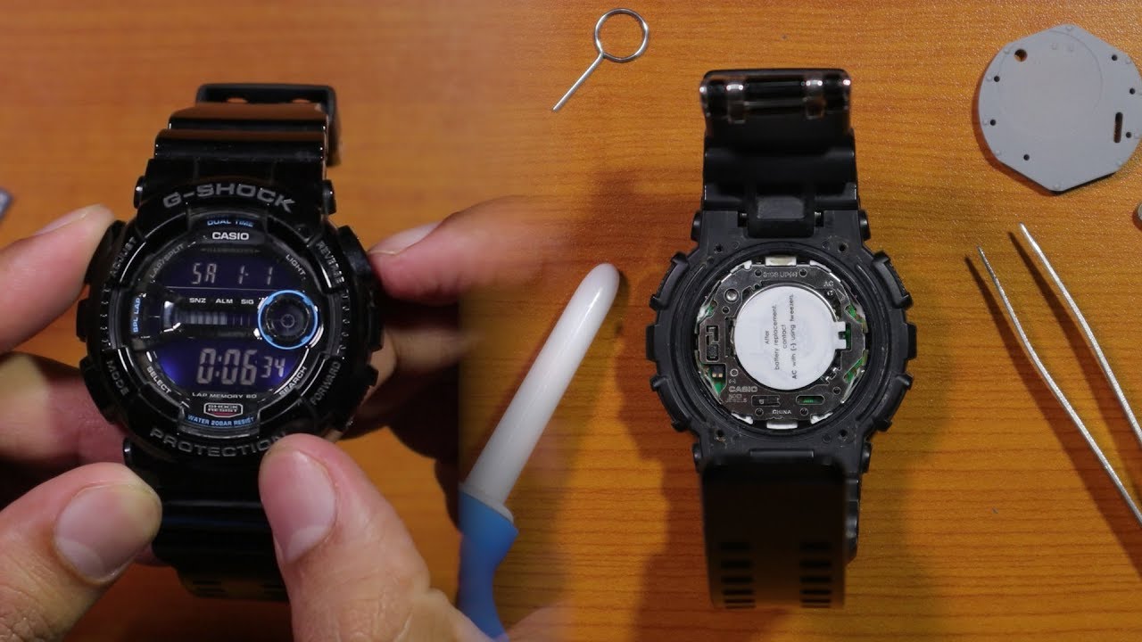 Ganti Batrai Casio G-Shock GD 110 | Replace Battery - YouTube
