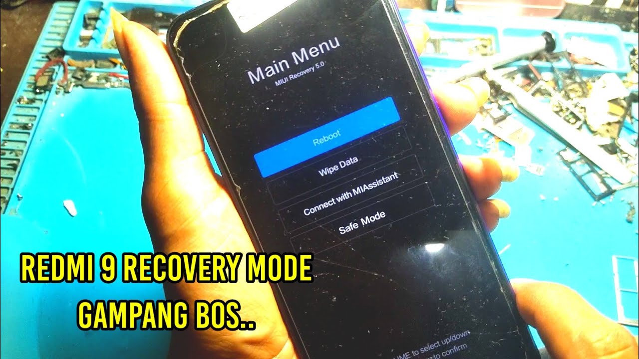 REDMI 9 RECOVERY MODE // REDMI 9 KELUAR TULISAN - YouTube