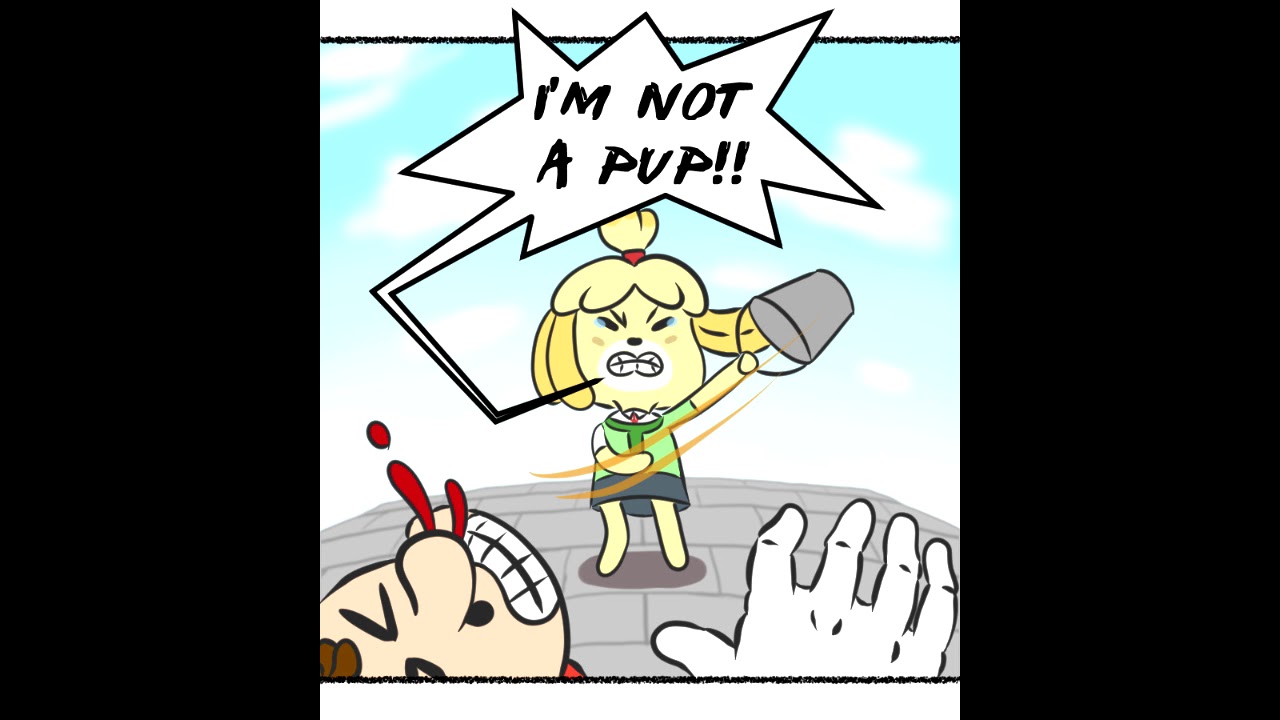 (Smash Bros Ultimate Comic Dub) The Killerside of Isabelle - YouTube