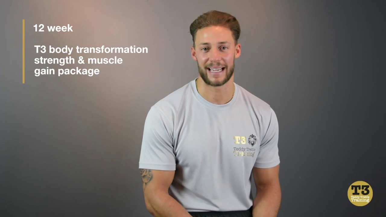T3 Promo : 12 week body transformation strength muscle gain - YouTube