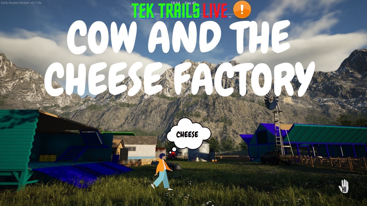 COW AND THE CHEESE FACTORY ,,,RANCH SIM!!! ... LIVE.!!! |ROAD TO 200 ...