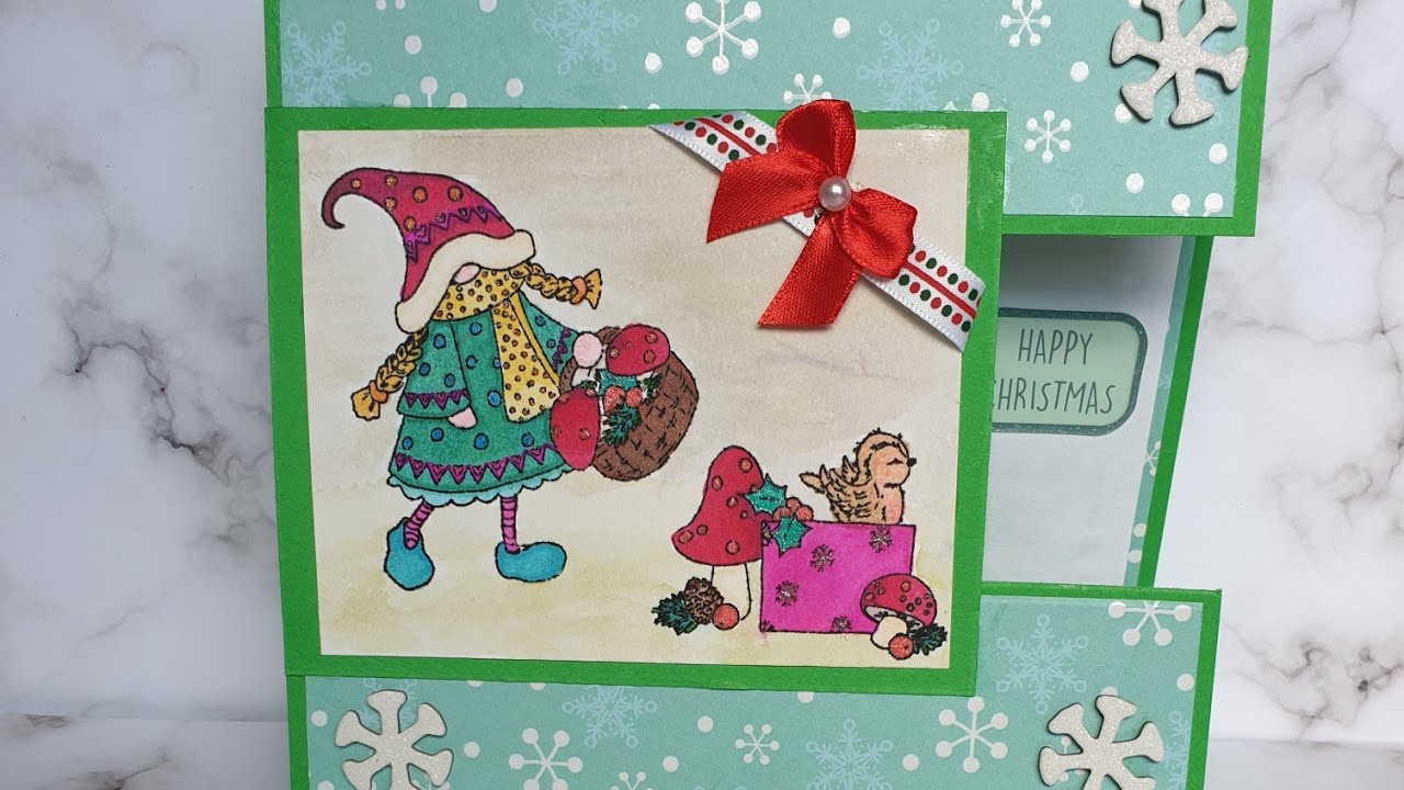 Split panel card using It's Snome Time by Helz Cuppleditch and Craft ...