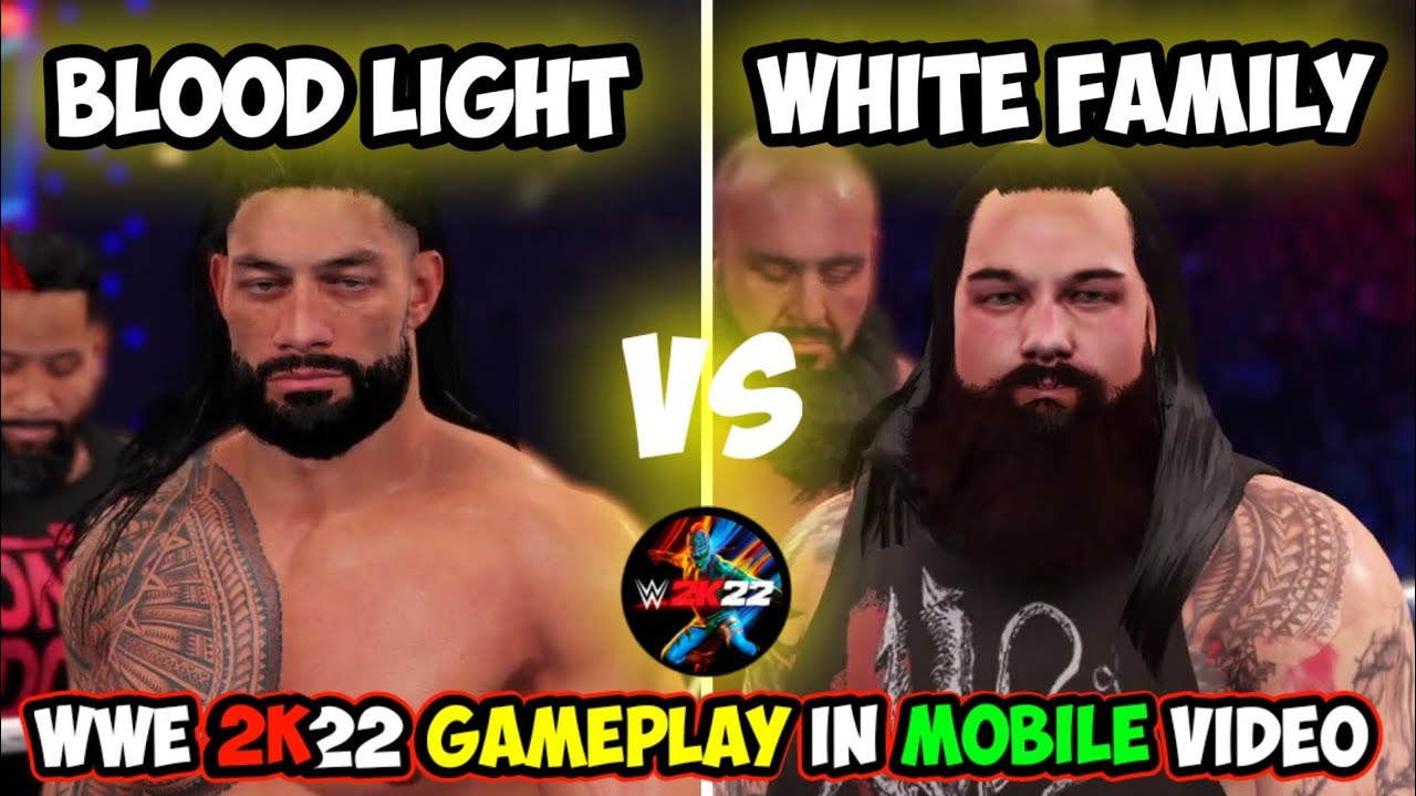WWE 2K22 Blood Light vs White Family Tag Team March | game cc app play ...