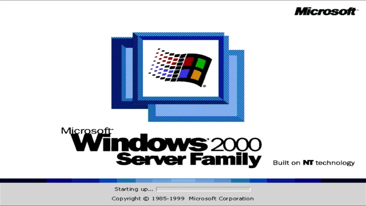 Installing Windows 2000 Advanced Server on a real hardware - YouTube