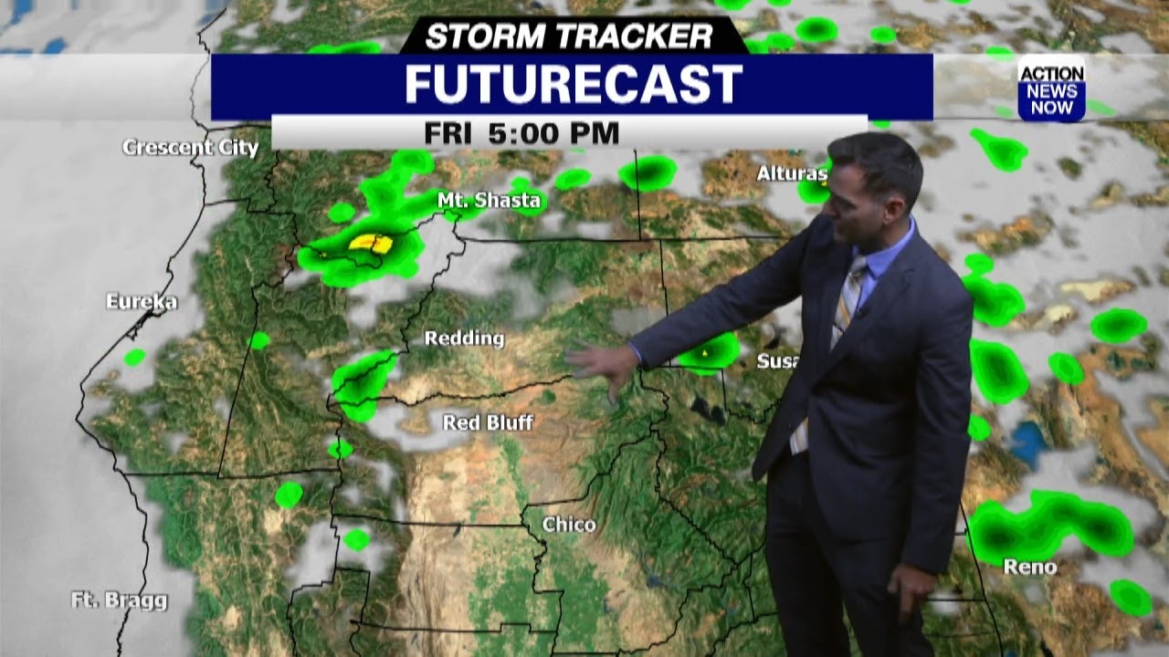 Storm Tracker Forecast: Bright & mild with mountain thunderstorms ...