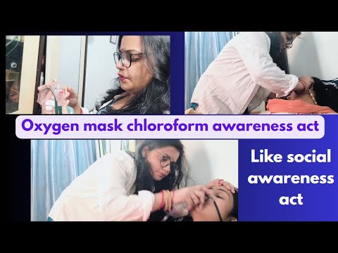 Oxygen marks chloroform awareness act #trending #viral chloroform awareness act#handgag challenge 
