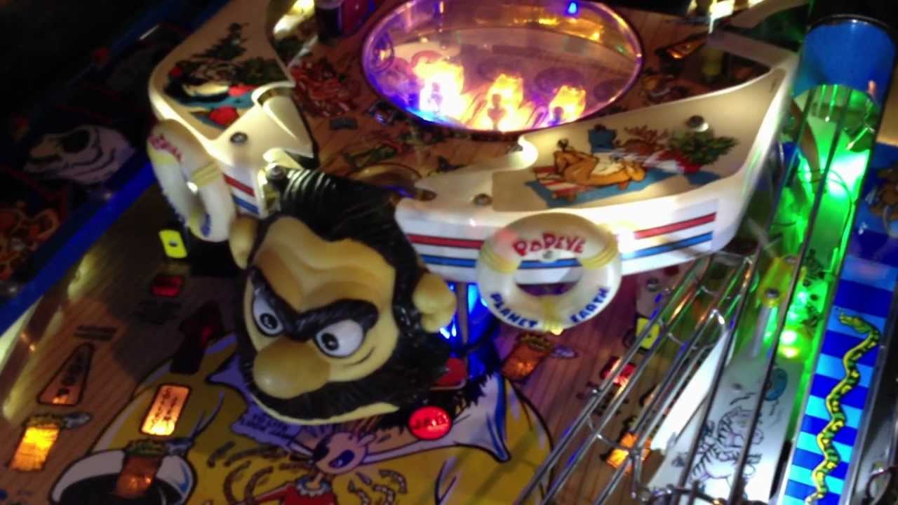 Popeye Saves the Earth Pinball Machine - YouTube