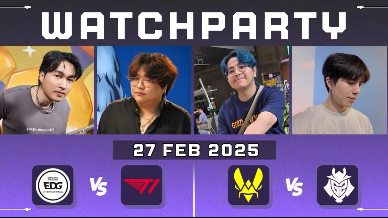 [Watch Party] EDG vs. T1 , VIT vs. G2 - VCT Masters Bangkok Playoffs #masterscostream # ...