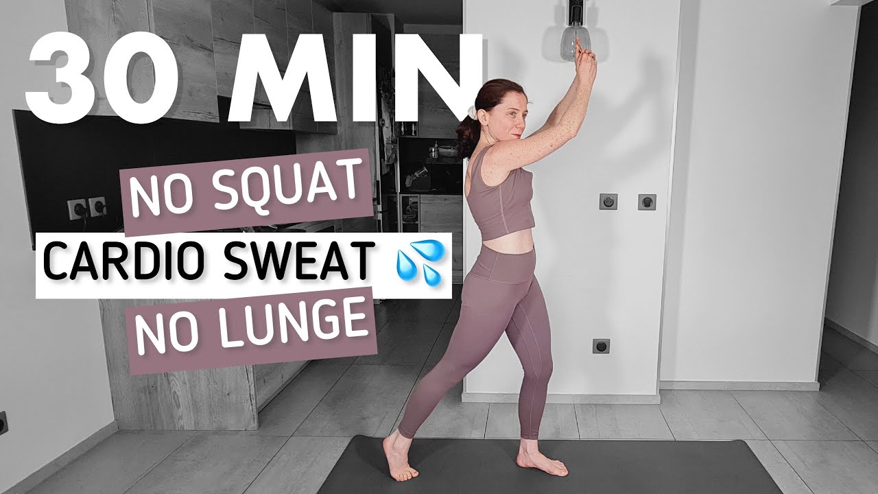 30 MIN HIIT NO SQUAT NO LUNGE | Full Body Cardio Workout - No Equipment ...