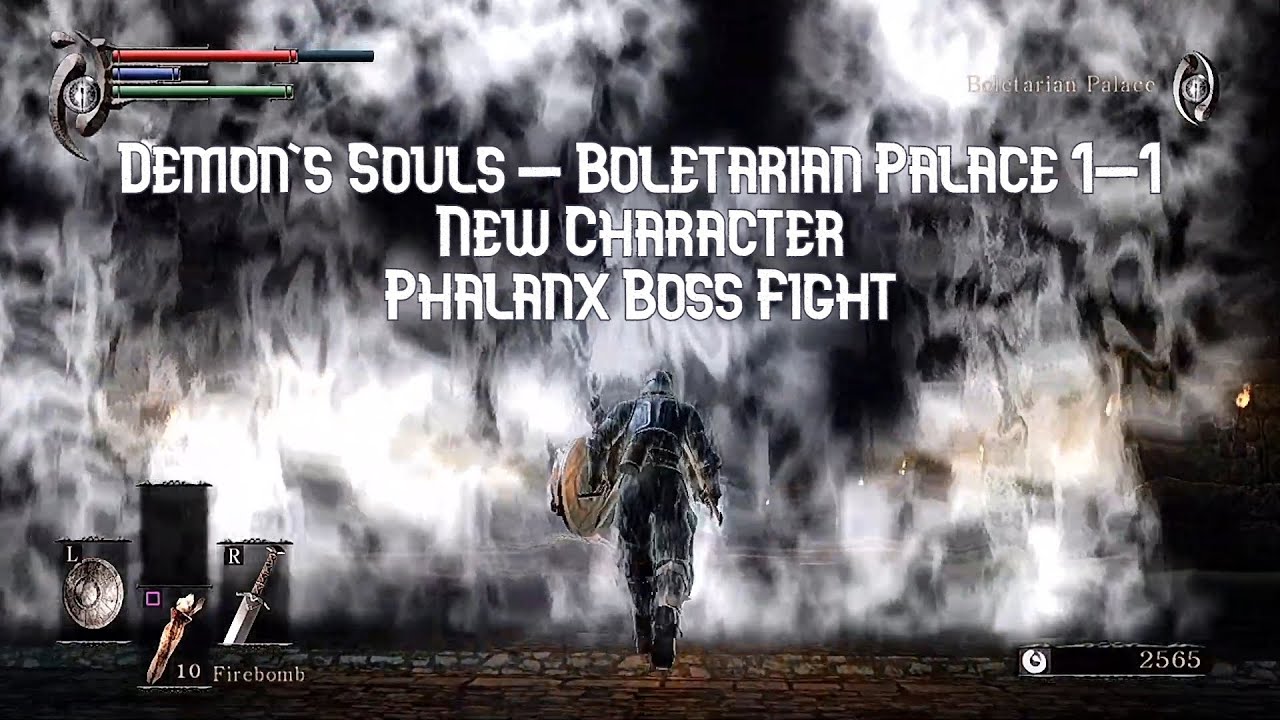 Demon's Souls - PS3 - Boletarian Palace 1-1 - finish after Phalanx boss ...