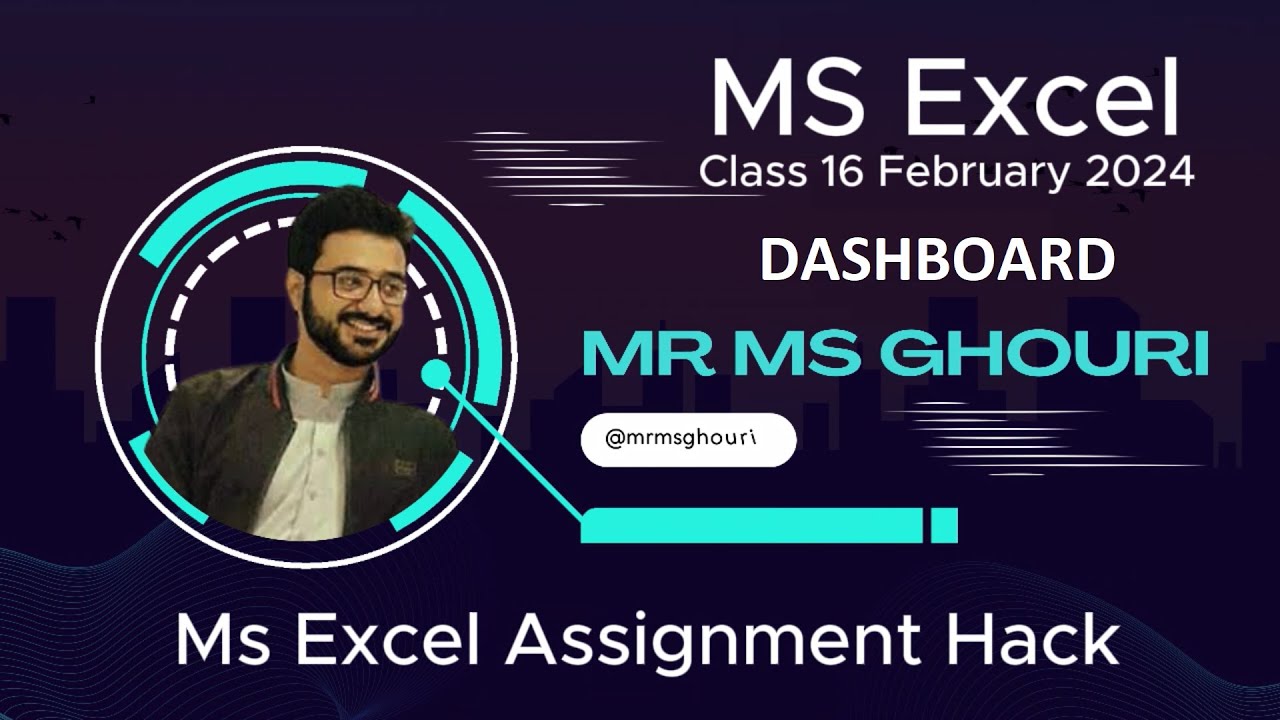 How To Create Dashboard In Excel Class 16 Feb 24 Dashboard Exceldashboardstutorial