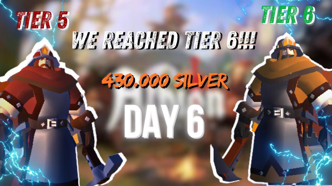 WE REACHED TIER 6! 1 HOUR MINING GATHER (DAY 6) - ALBION ONLINE - YouTube