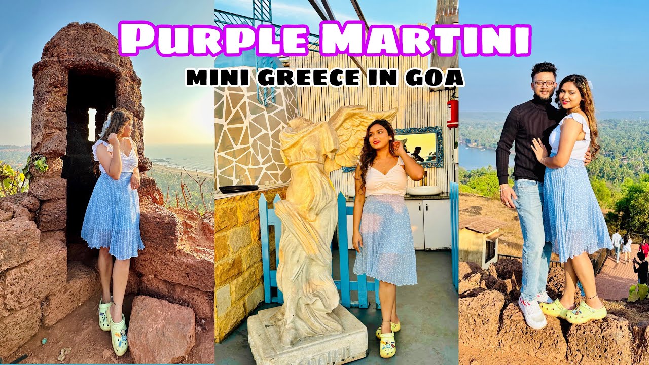 Goa || Purple Martini - beautiful sunset view restudent 🌄|| Chapora ...