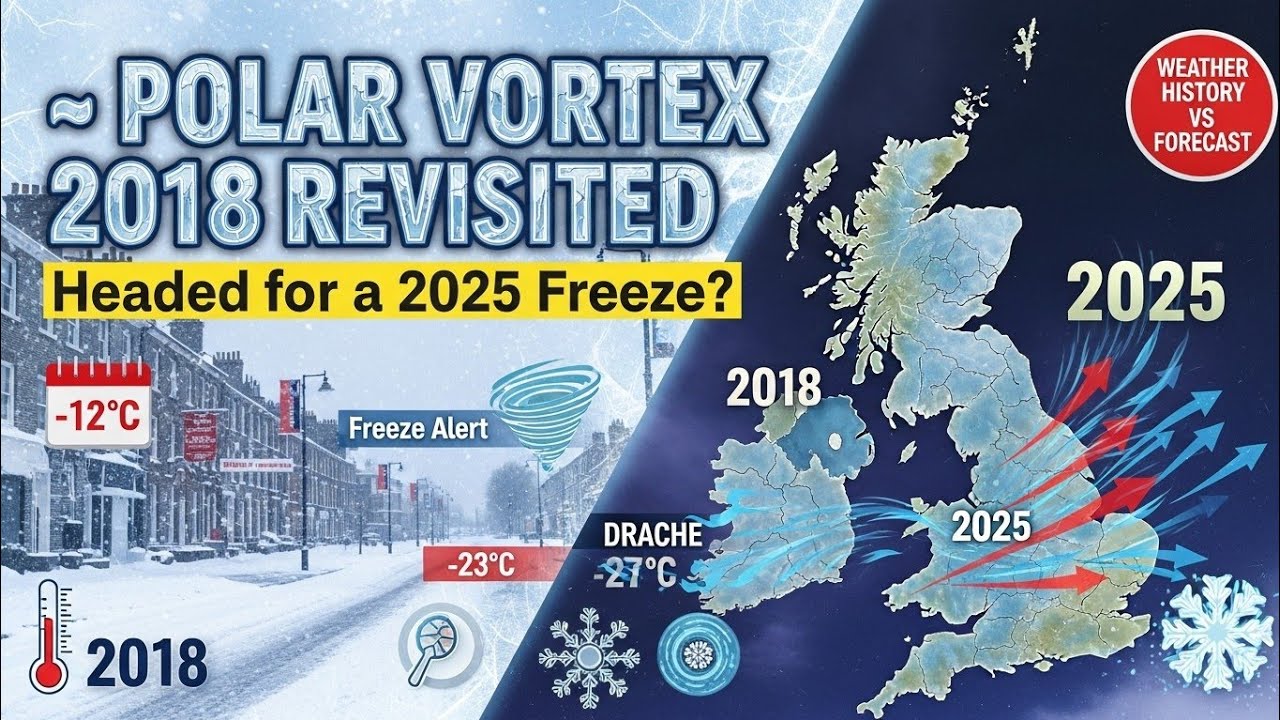 Polar Vortex 2018 Revisited: Is the UK Headed for a 2025 Freeze? - YouTube