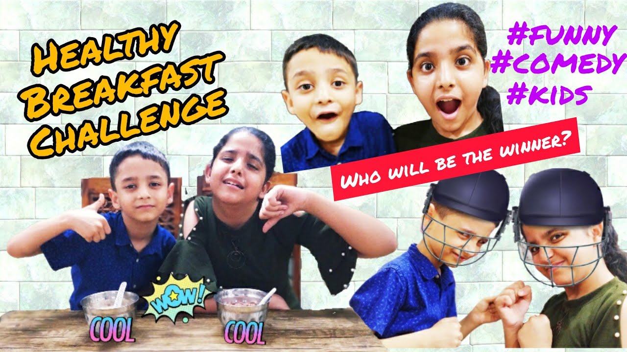 Kids food challenge Healthy breakfast ideas for kids| Healthy Breakfast ...