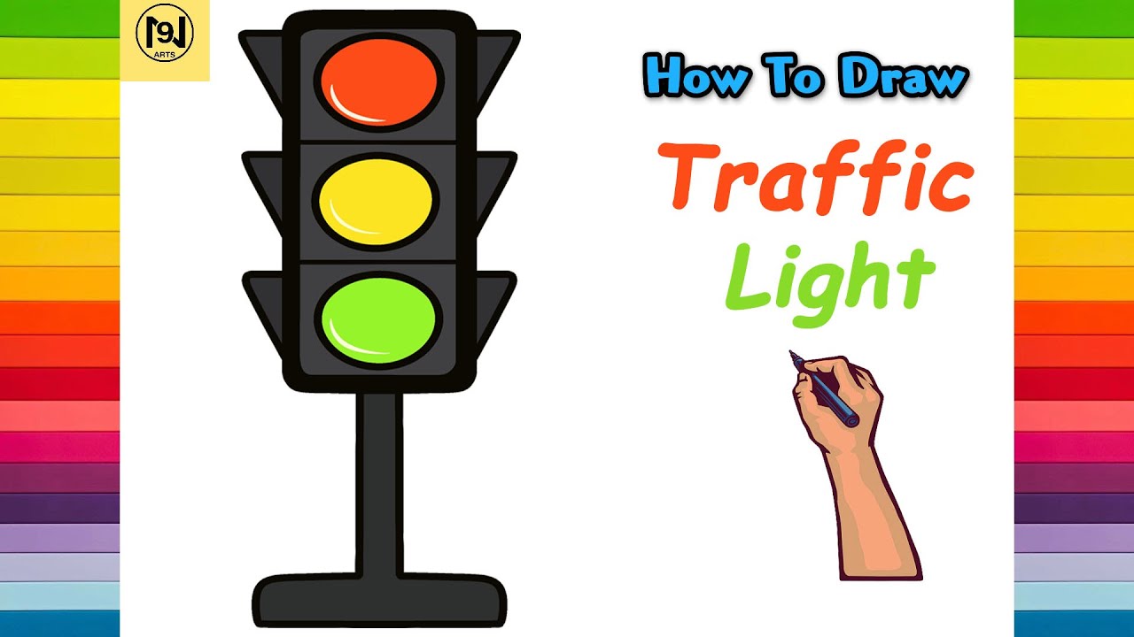 How to Draw the Traffic Light Easy Step by Step - YouTube