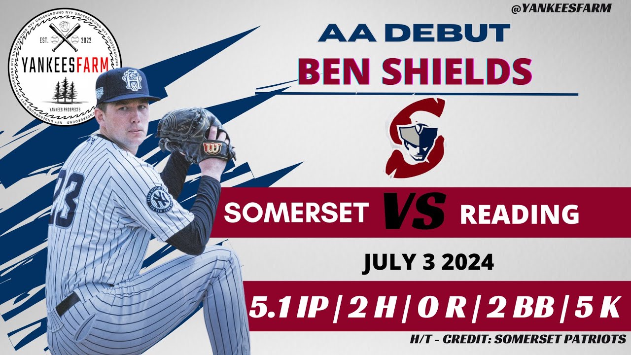 Ben Shields Vs. Reading Fightin’ Phils 7/4/24 - YouTube