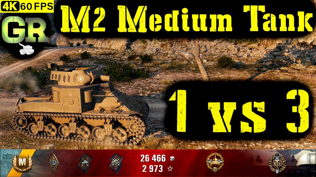 World of Tanks M2 Medium Tank Replay - 7 Kills 1.1K DMG(Patch 1.4.0 ...