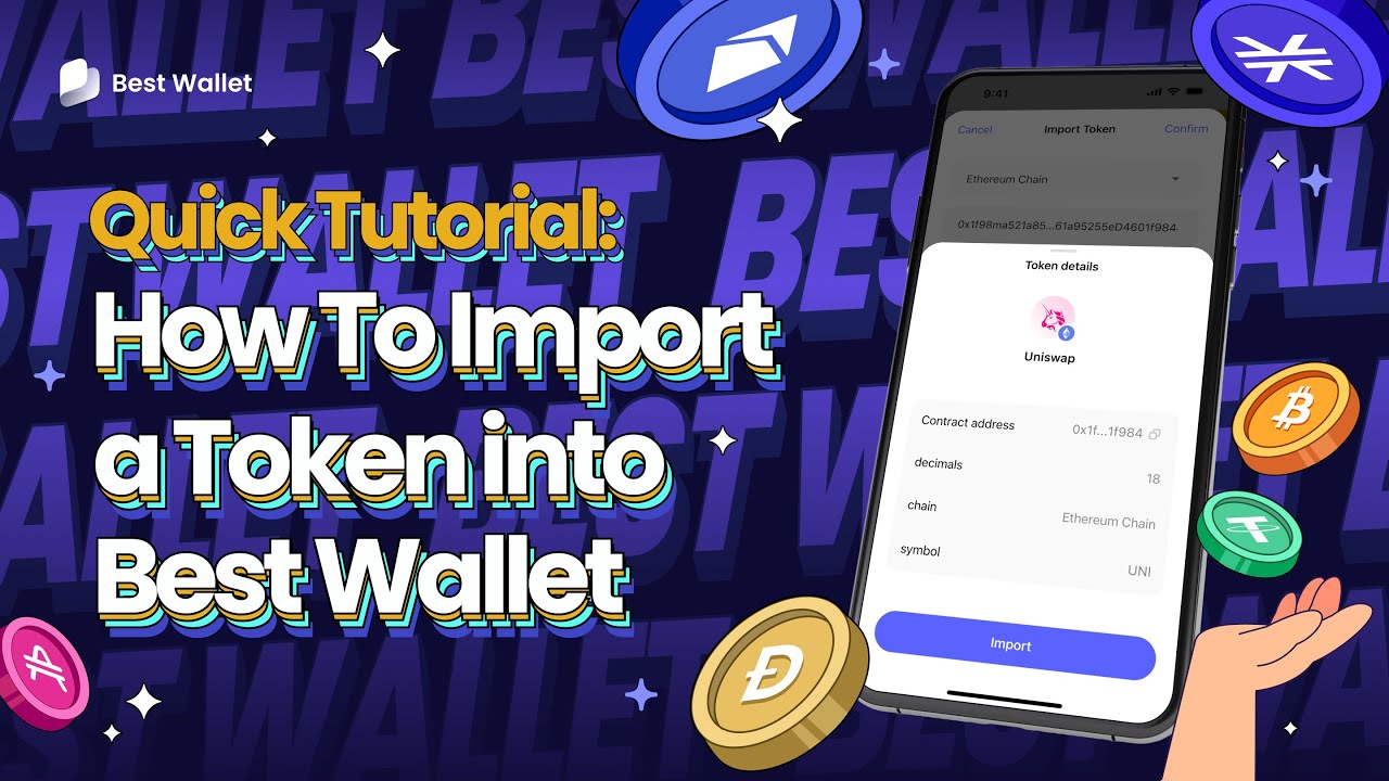 Quick Tutorial: How To Import a Token into Best Wallet - YouTube