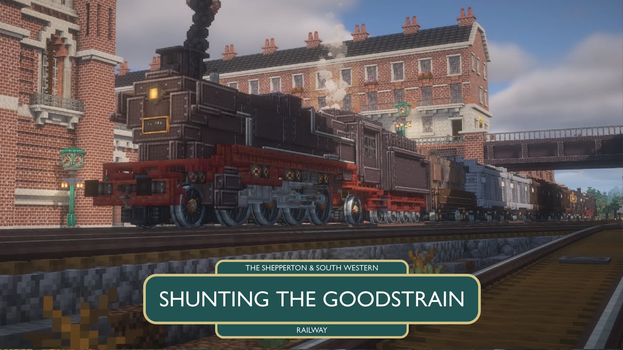 The shepperton works - Shunting the goodstrain - A minecraft create mod ...
