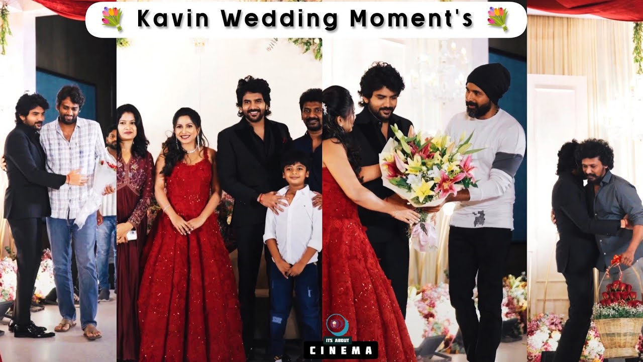 Exclusive! Kavin & Monicka Wedding Reception Moments 💐 Lokesh Kanagaraj ...