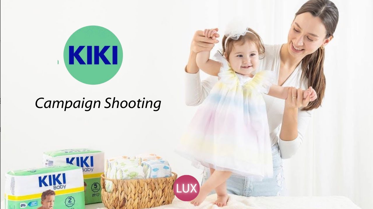 LUX x Kiki Baby Diapers | Campaign Shooting for Baby Products - YouTube