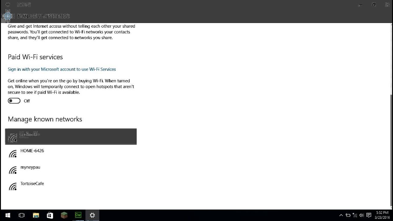 How to Forget Network Connection on Windows 10 - YouTube