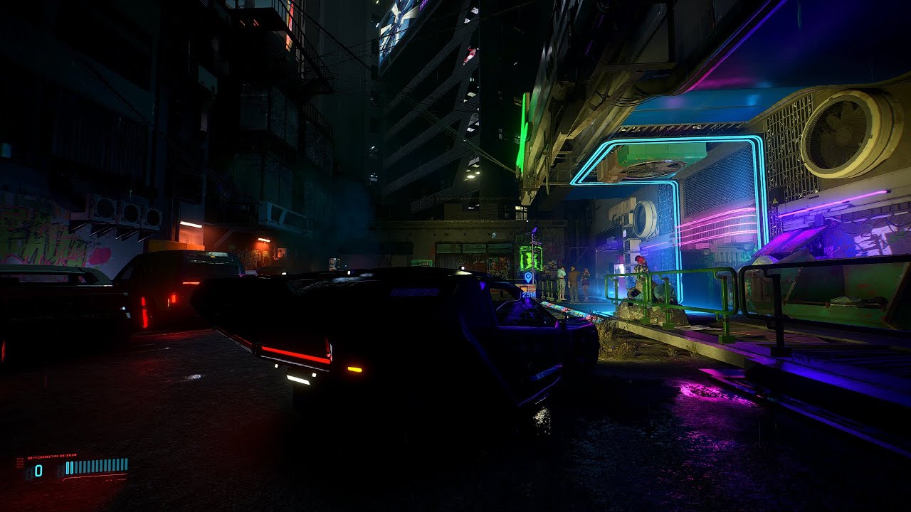 Cyberpunk 2077: ASMR Night Club Experience in the BladeRunner Spinner ...