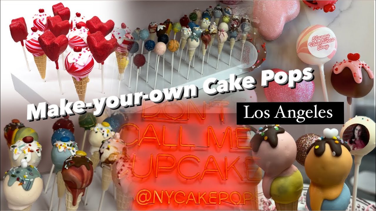 Make-your-own Cake pops bar in #losangeles with NY Cake Pops #cakepops ...