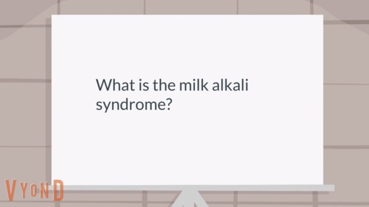 What is the milk alkali syndrome? - YouTube