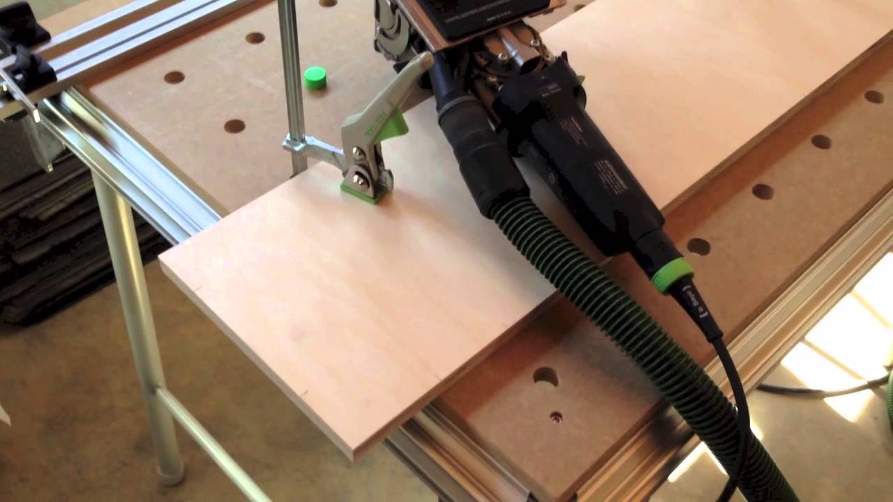 Attaching solid edge banding to a drawer front with Festool Domino ...