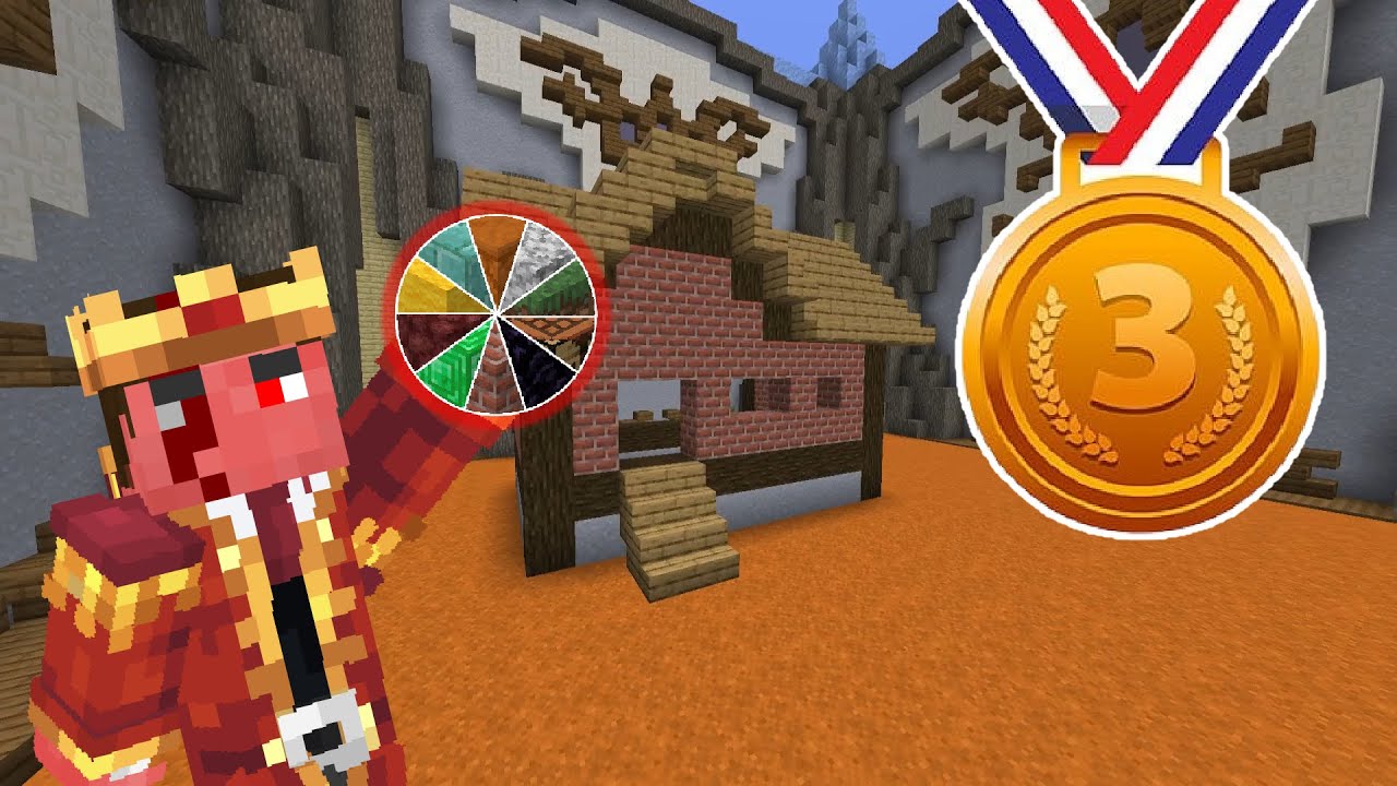 Succeeding in Minecraft Build Battle with Randomized Blocks - YouTube