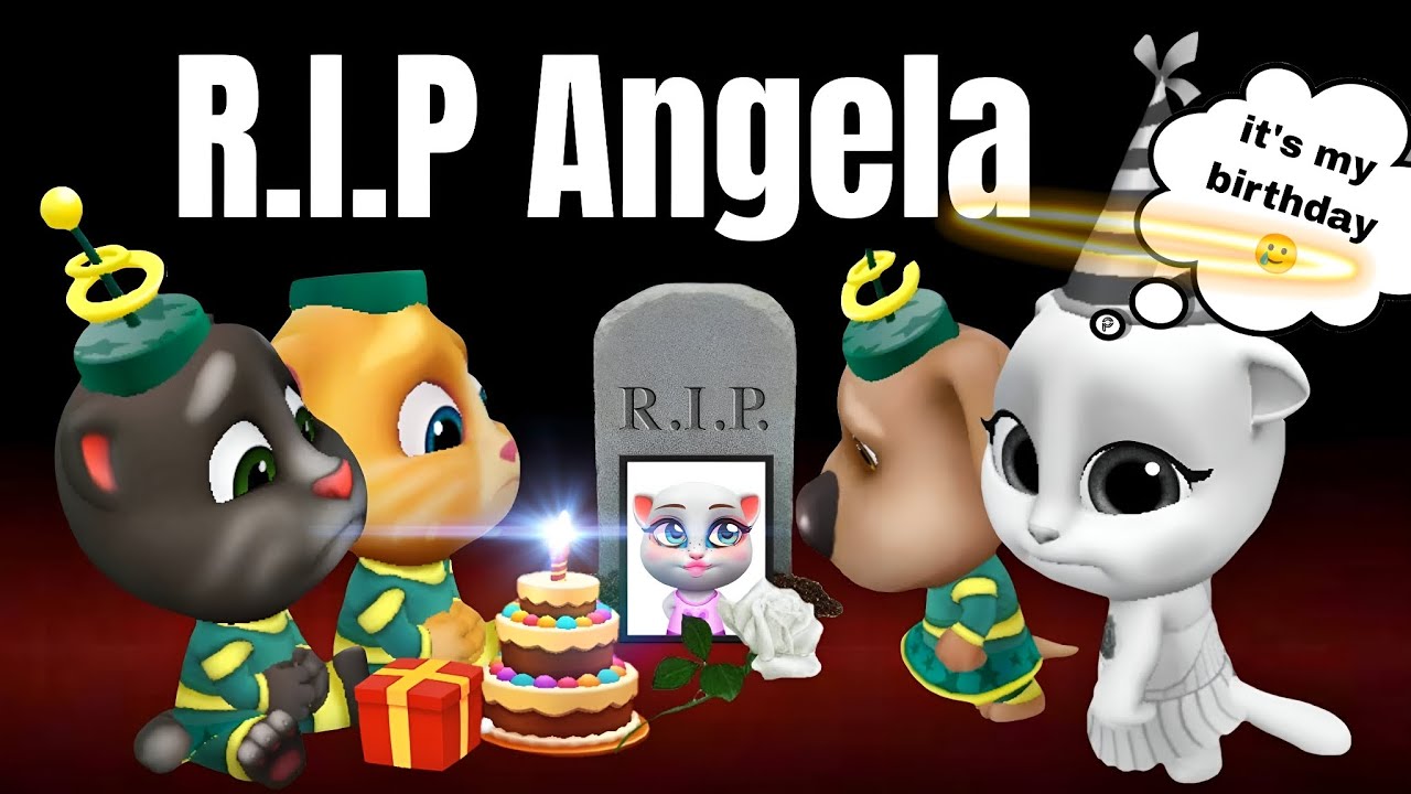 My Talking Tom friends - R.I.P angela? - YouTube