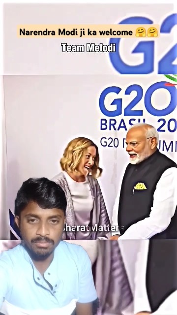 Modi ji ka welcome Brazil Desh mein #Modi ji #viral - YouTube