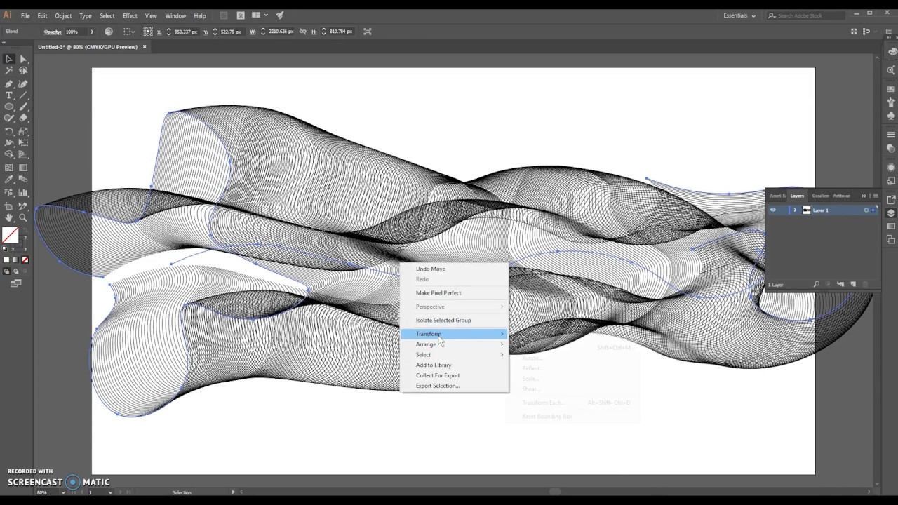 How to use the Blend Tool? - Adobe Illustrator 2017 Tutorial - YouTube