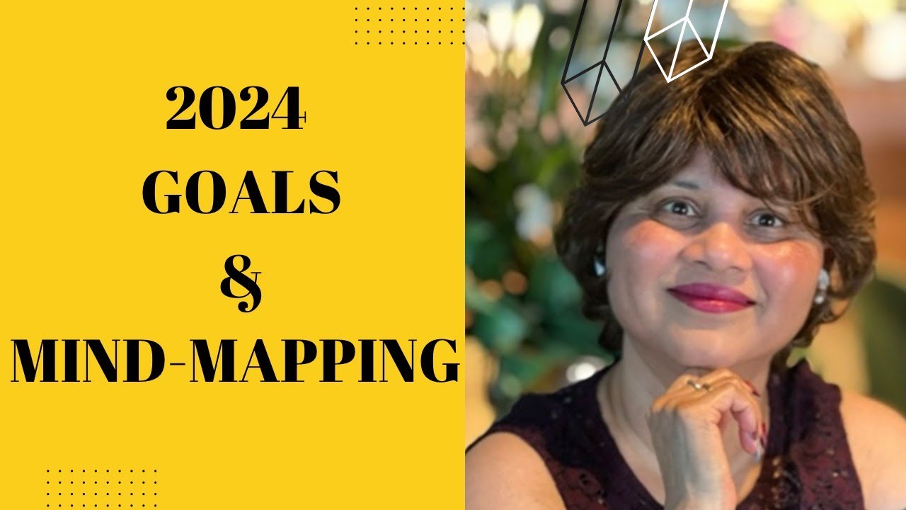 MIND-MAPPING YOUR GOALS FOR 2024 (an example of how I mind-map my goals ...
