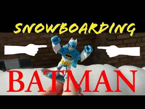Imaginext Justice League Polar Vortex Battle and Batman Snowboarding ...