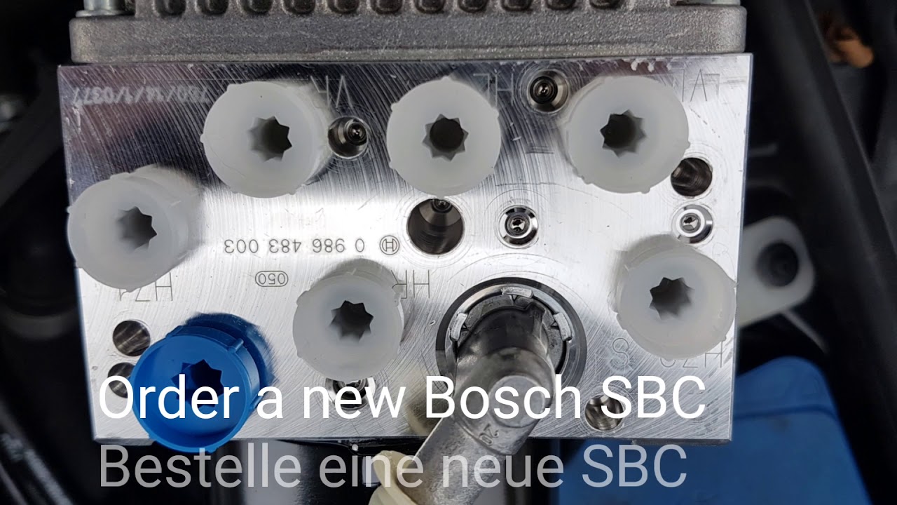 Mercedes 211 DIY SBC Break Renew - YouTube