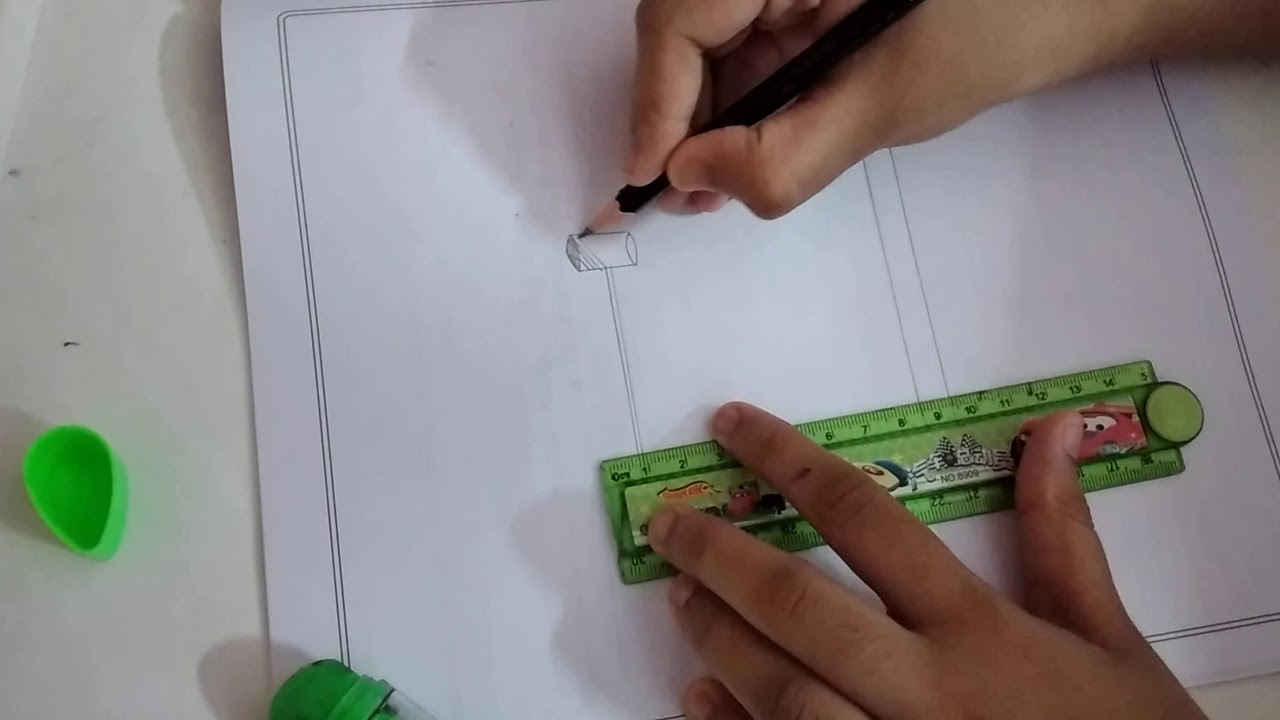 How to draw a simple pendulum - YouTube