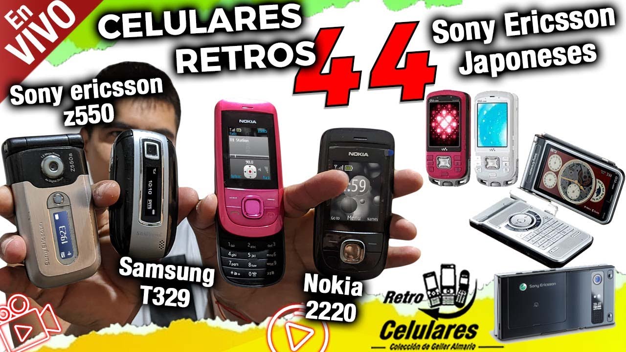 Sony Ericsson Z550 y Japoneses RAROS 2😱 Nokia 2220 Samsung SGH-T329 ...