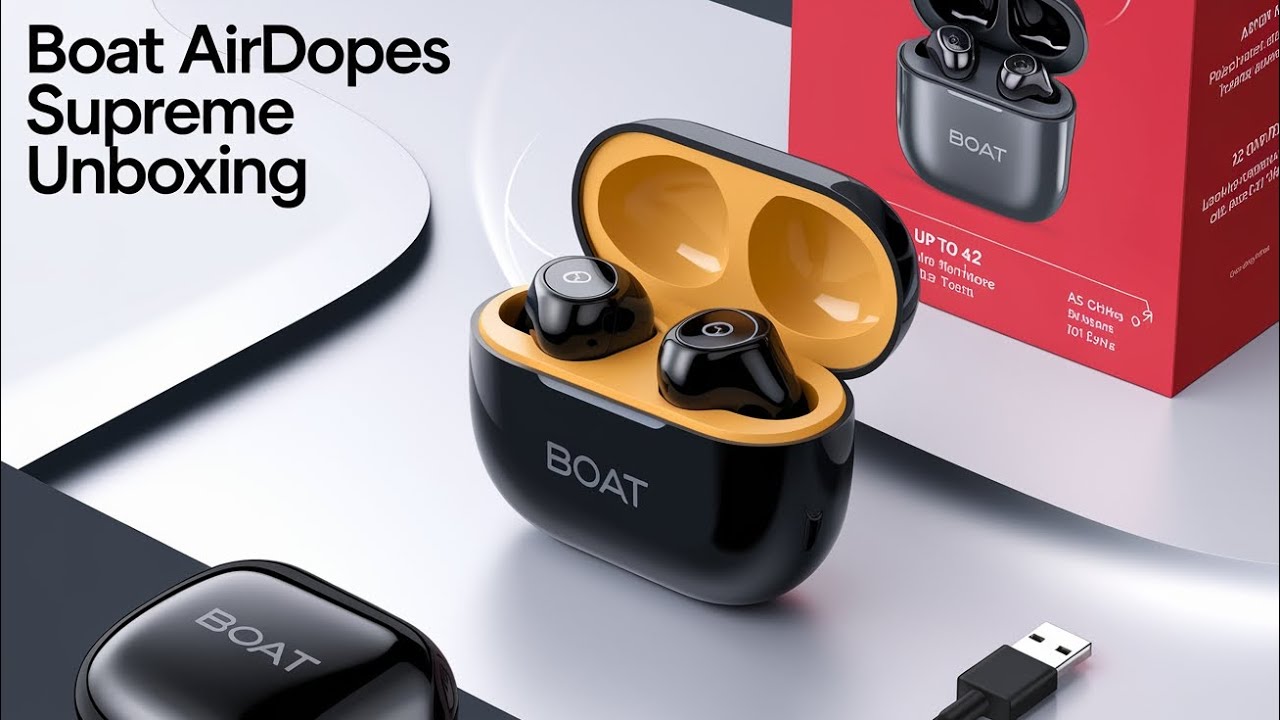 Boat Airdopes Supreme Unboxing | First Copy Edition - YouTube