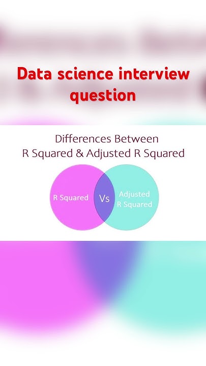 What is the difference between R squared & Adjusted R squared? # ...