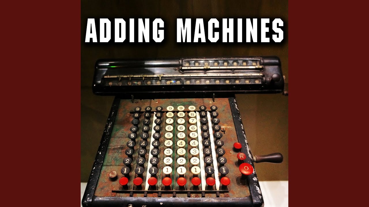 Vintage Electric Adding Machine, Circa 1950: Key in Long Single Entry ...