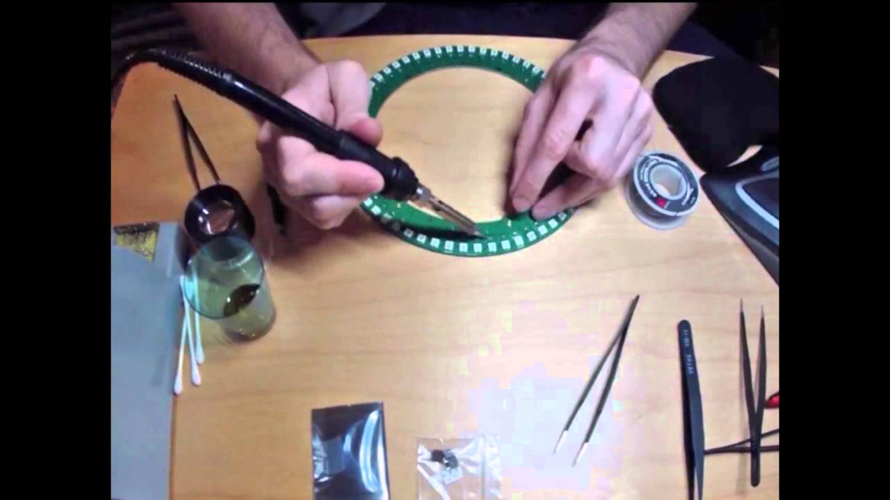 LED Clock Build - SMT - YouTube