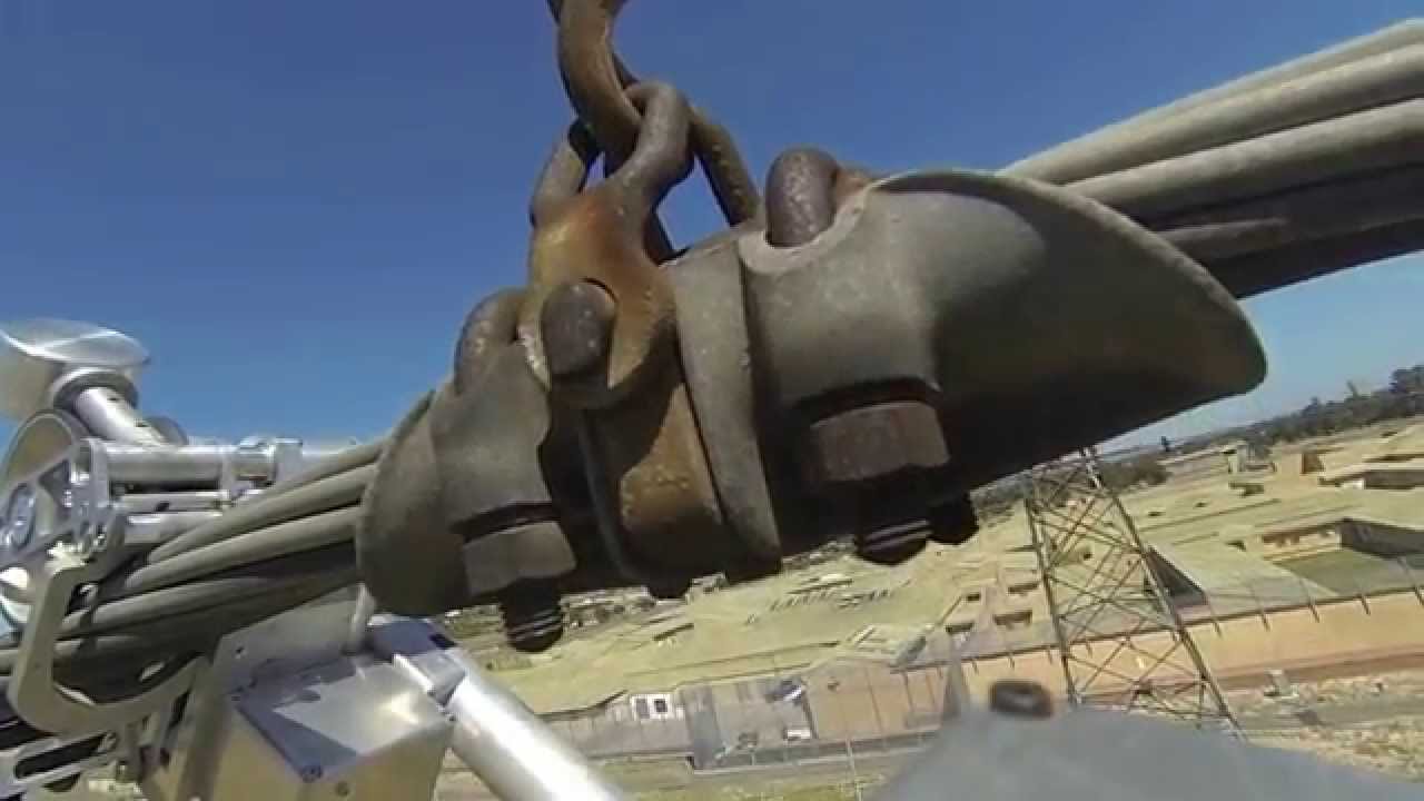 Power Line Inspection Robot: Inspection Sample - YouTube