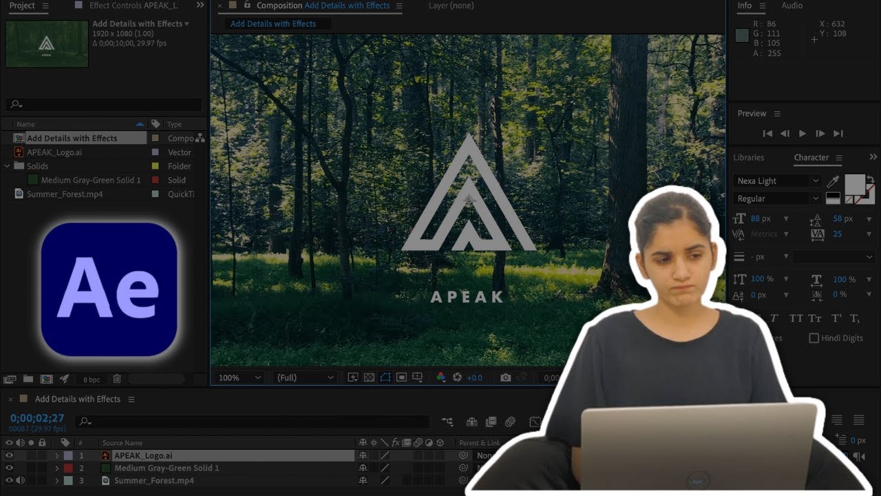 After Effects Editor ( Self Learn ) - YouTube