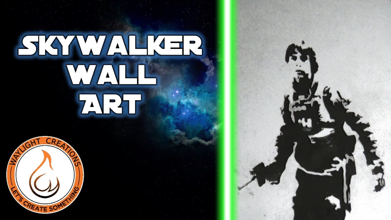 Skywalker Wall Art - Scroll Saw Project - YouTube