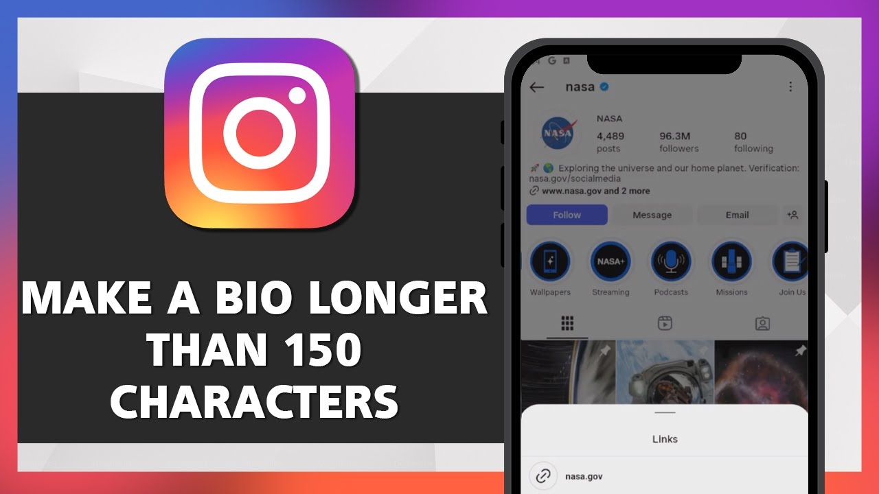 How to Make Your Instagram Bio Longer Than 150 Characters (2025 Guide ...